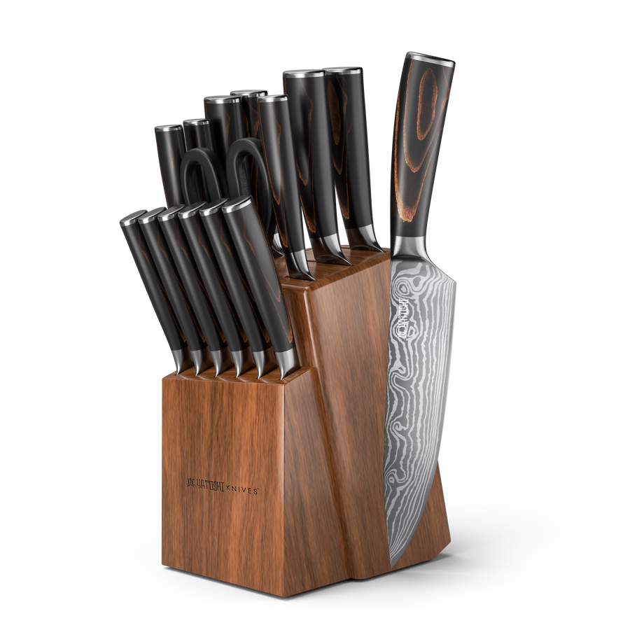 Professional Kitchen Knife Block Set- Classic