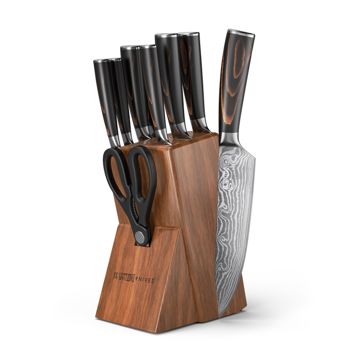Professional Kitchen Knife Block Set