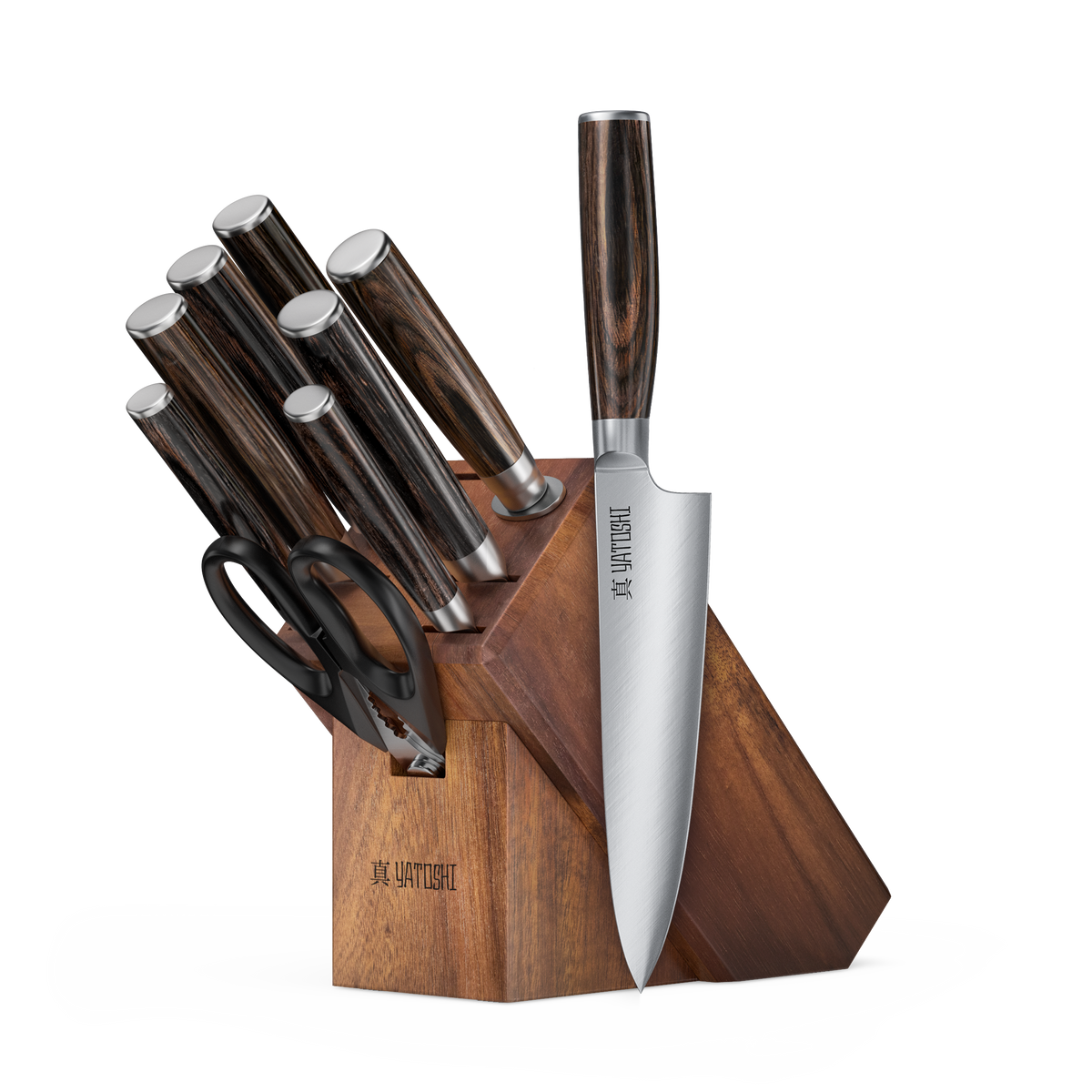 Professional Kitchen Knife Block Set