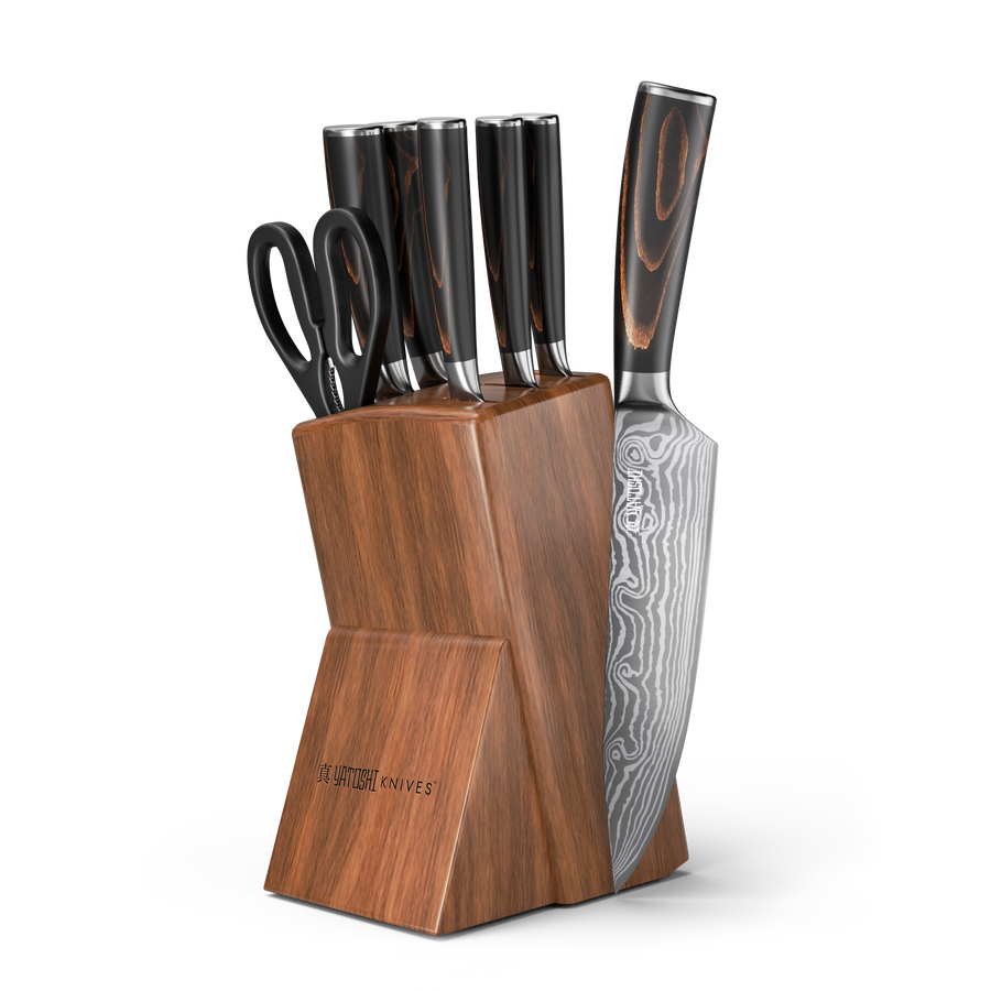 Professional Kitchen Knife Block Set