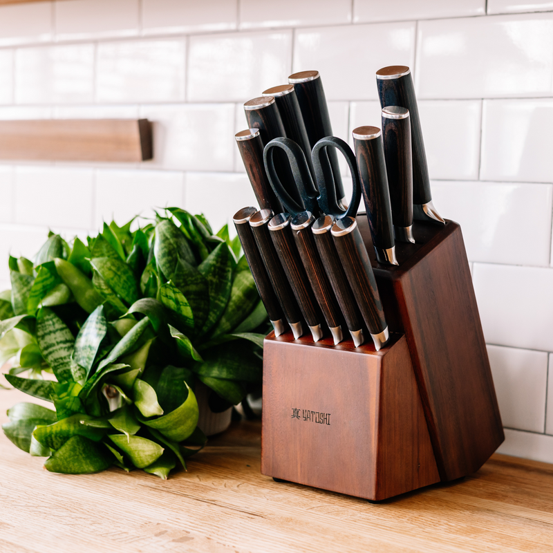 Professional Kitchen Knife Block Set- Classic